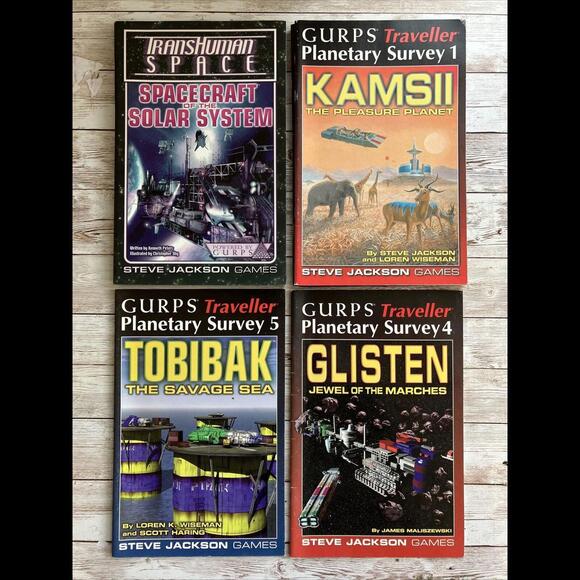 Other | Gurps Traveller Planetary Survey Lot 7 Supplements Kamsii ...